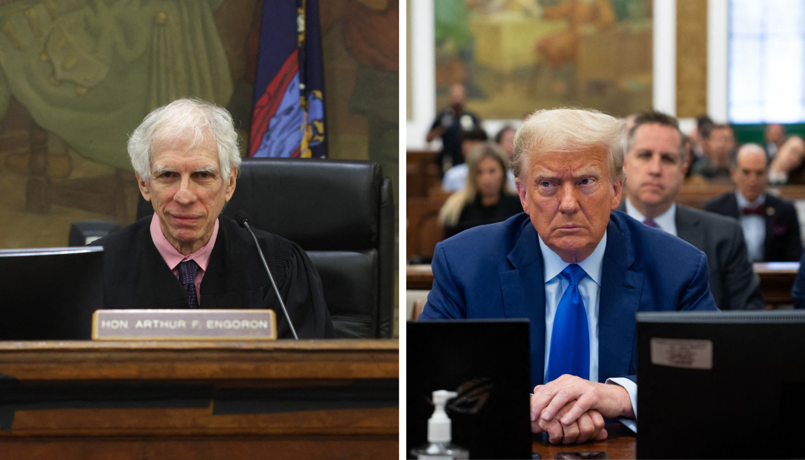 Duel in de rechtbank: hoe Trump het geduld van rechter Engoron stevig ...