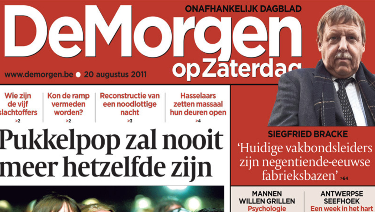 Twee magazines en een nieuwe slogan voor De Morgen | De Morgen