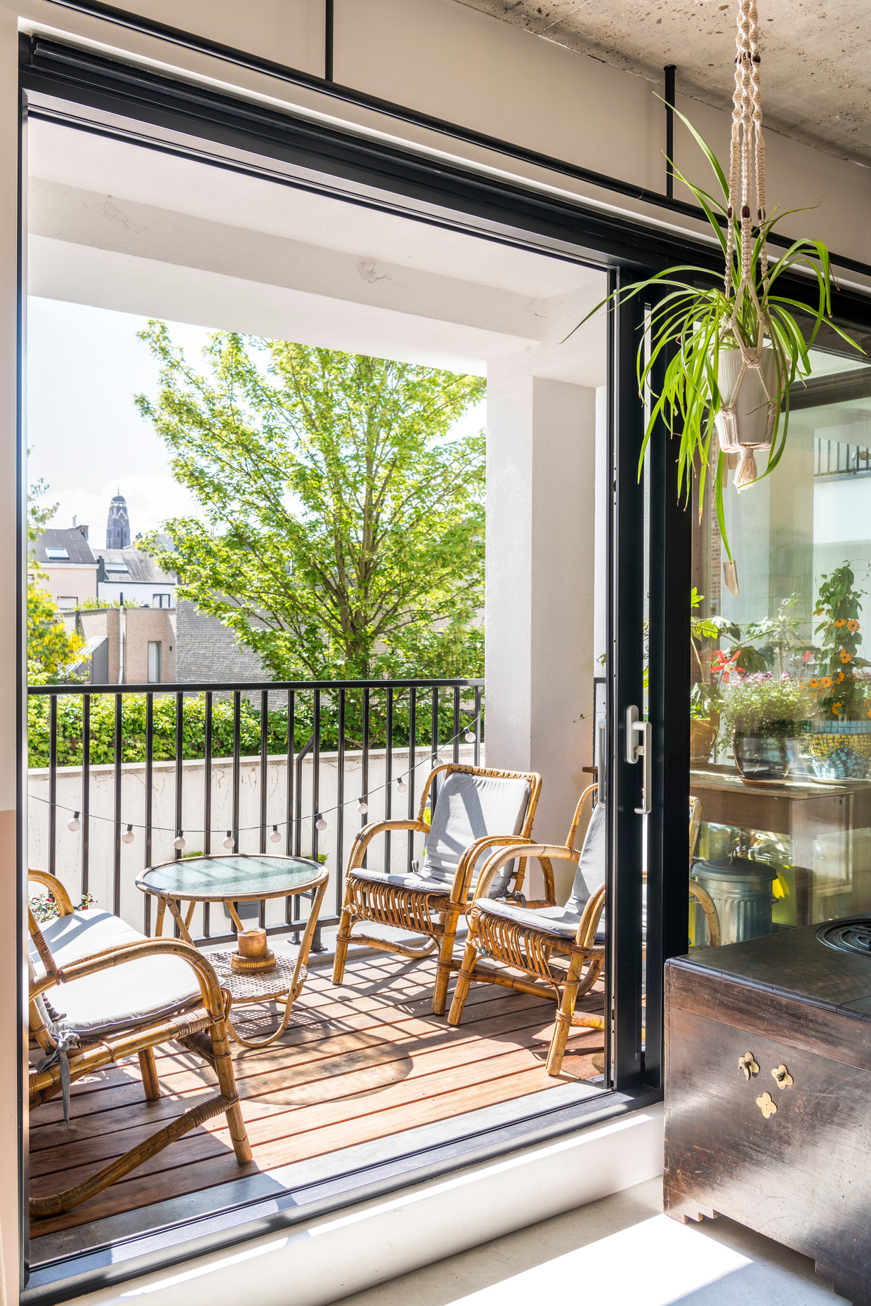 Heidi en haar dochter wonen in een lichte, loftachtige flat in het hart ...