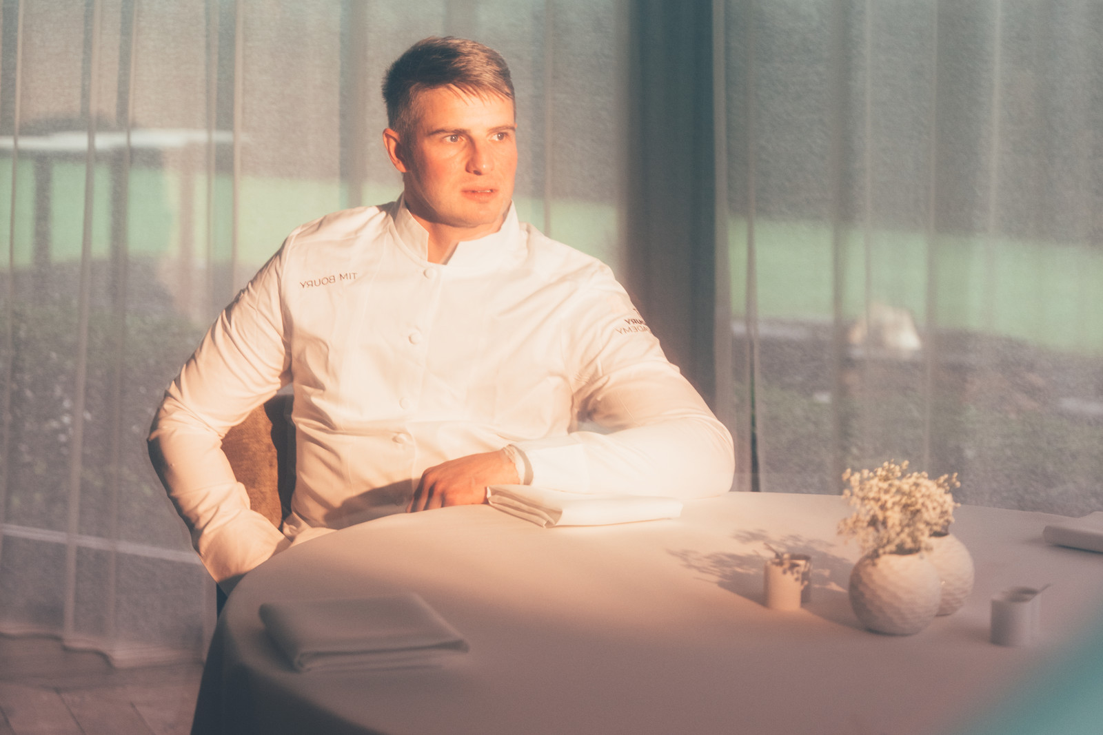 Chef Tim Boury kreeg dit jaar een derde ster: ‘Zodra je het gewend bent ...