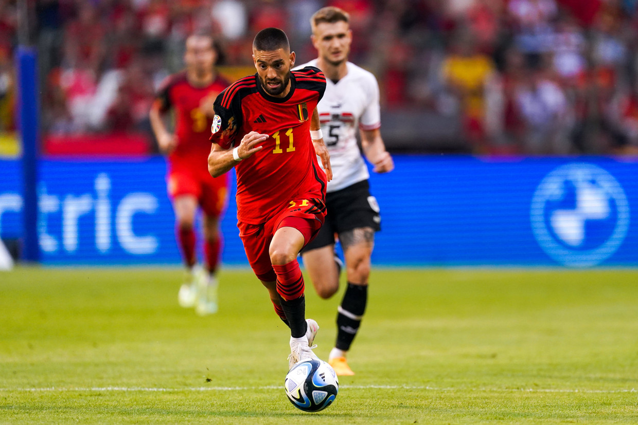 De weelde op de flanken is groot bij de Rode Duivels. Domenico Tedesco ...