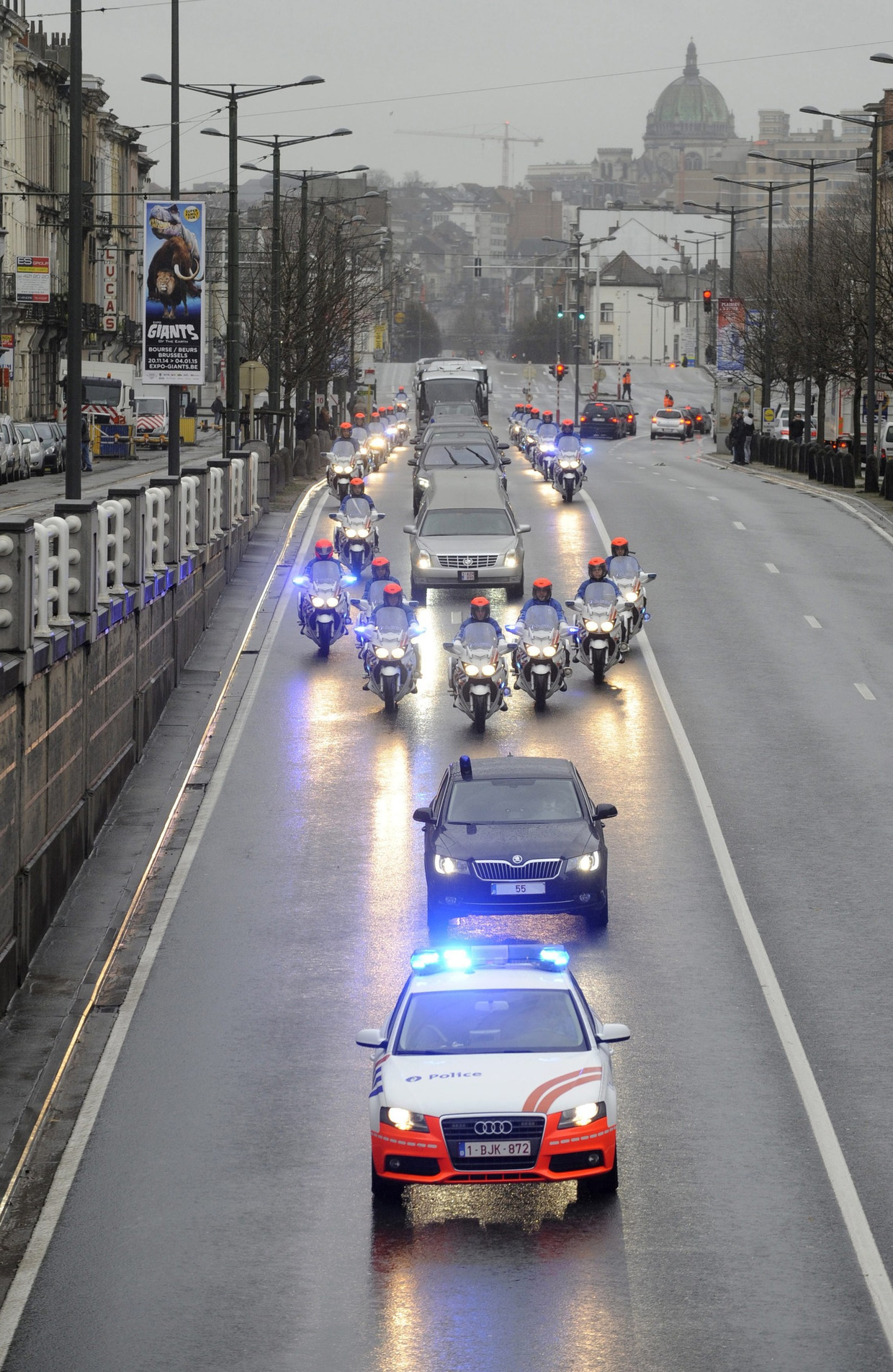 Fabiola bijgezet in koninklijke crypte Laken | De Morgen