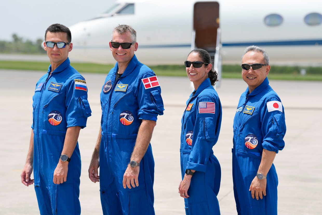 Vier nieuwe astronauten vertrekken vandaag naar ruimtestation ISS