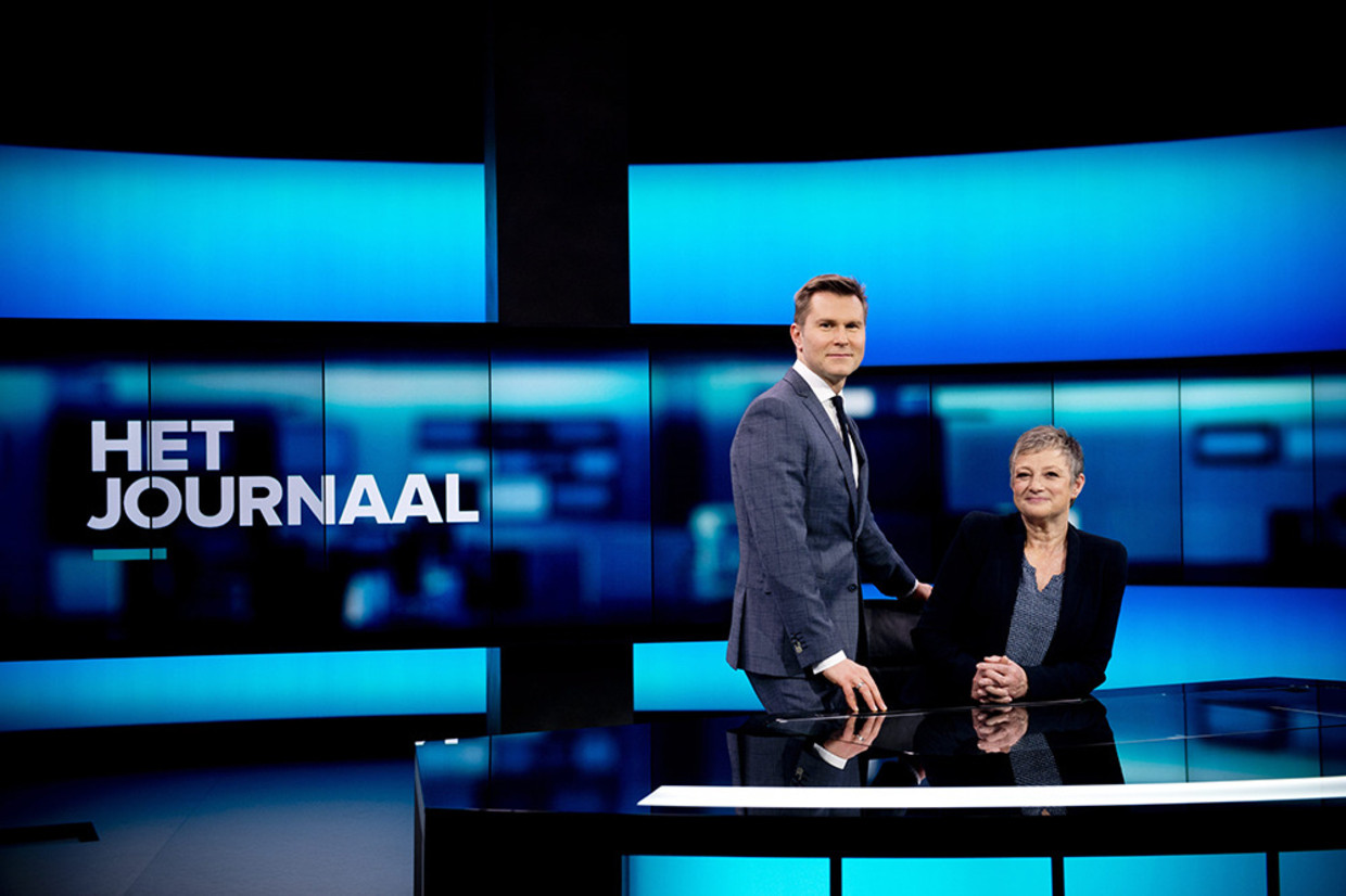 Zo ziet het nieuwe decor van het VRT-journaal eruit | De Morgen