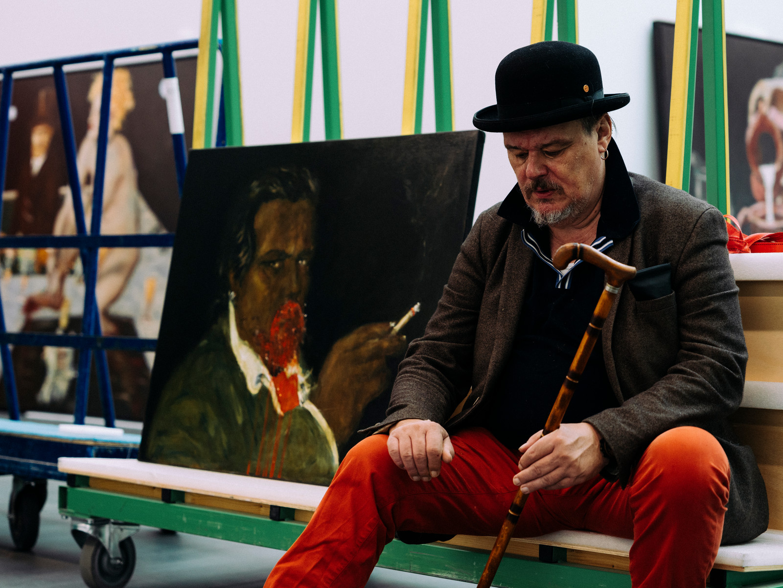 Schilder Jan Van Imschoot: ‘Stoor me niet als ik in schildermodus ben ...