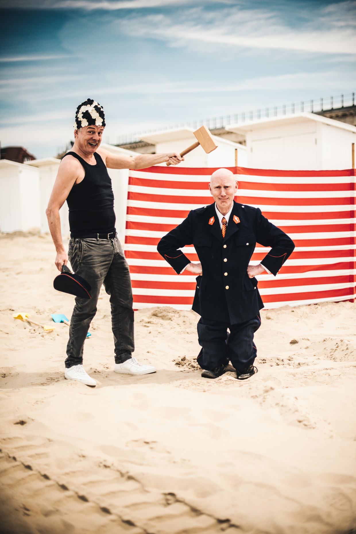 Kamagurka & Herr Seele in de grote kustspecial: ‘Het eten trekt hier op ...