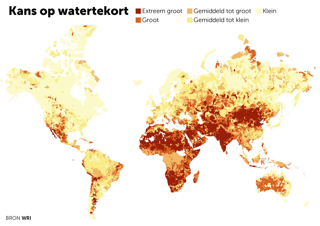 Genoeg water op aarde, maar toch watertekort. Hoe kan dat? | De Morgen
