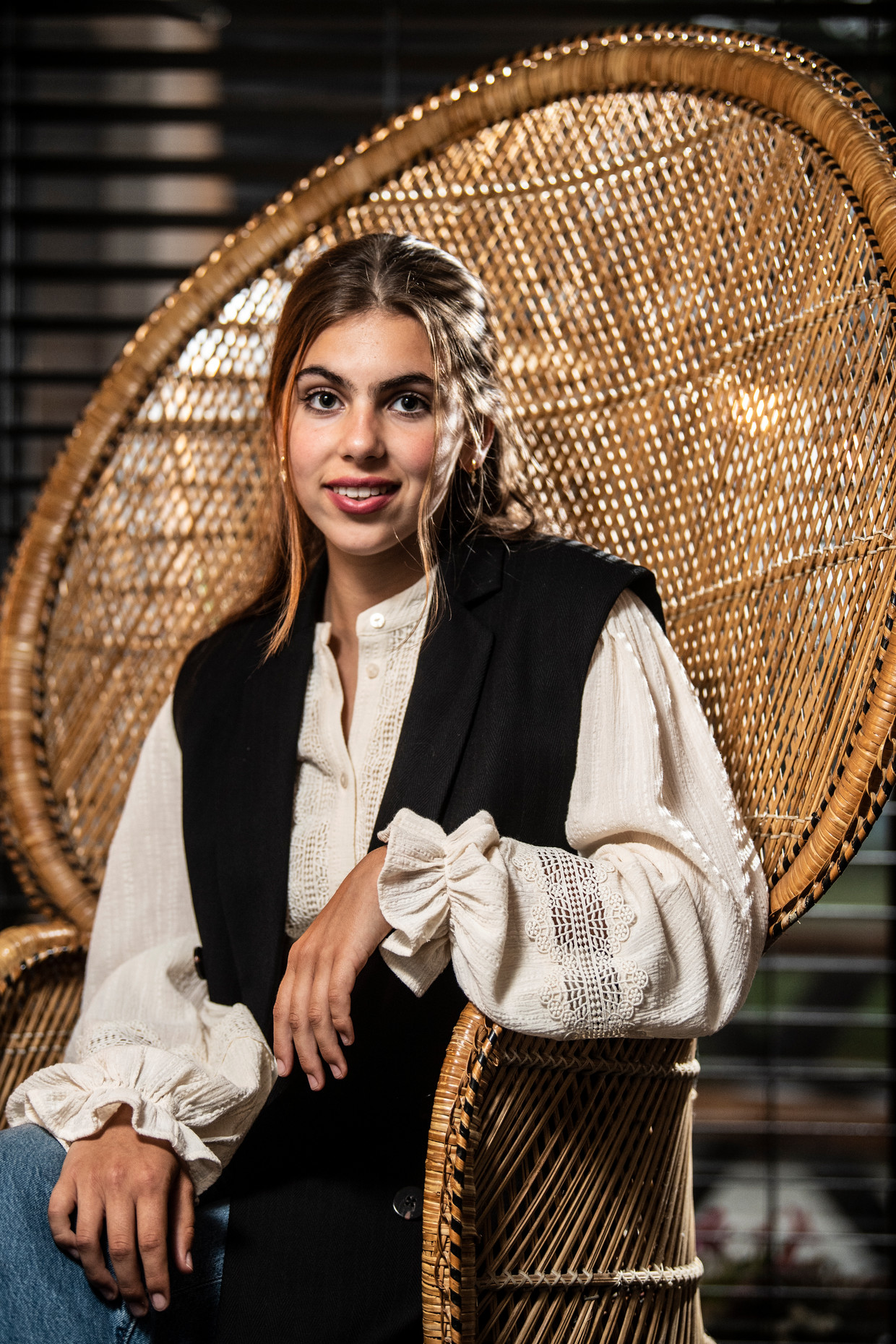 Manou (16), dochter van Jan Schepens en Katja Retsin: ‘Ik zie acteren ...