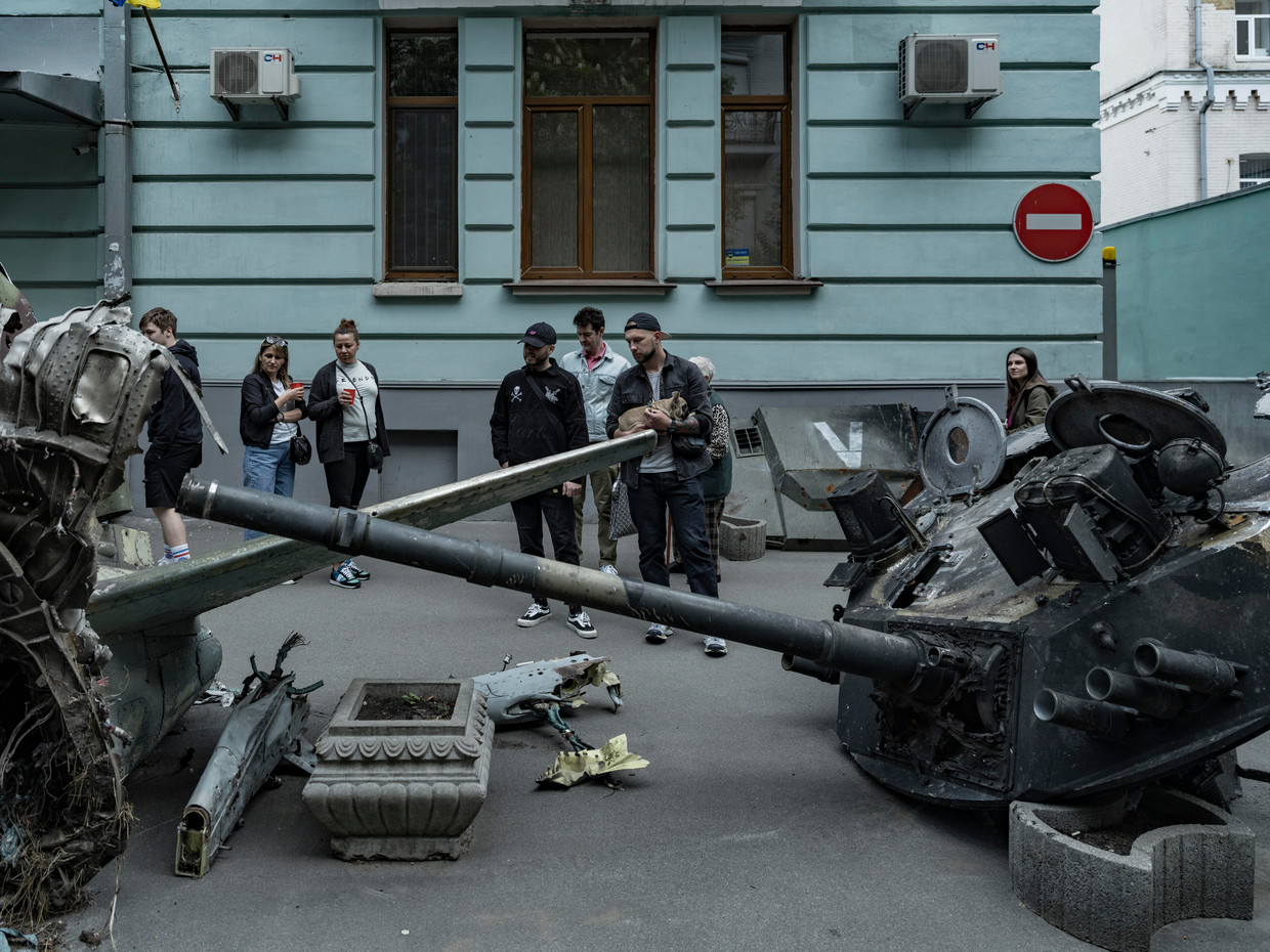 Tania is een luisterend oor voor Russische soldaten, Tania maakt deel ...