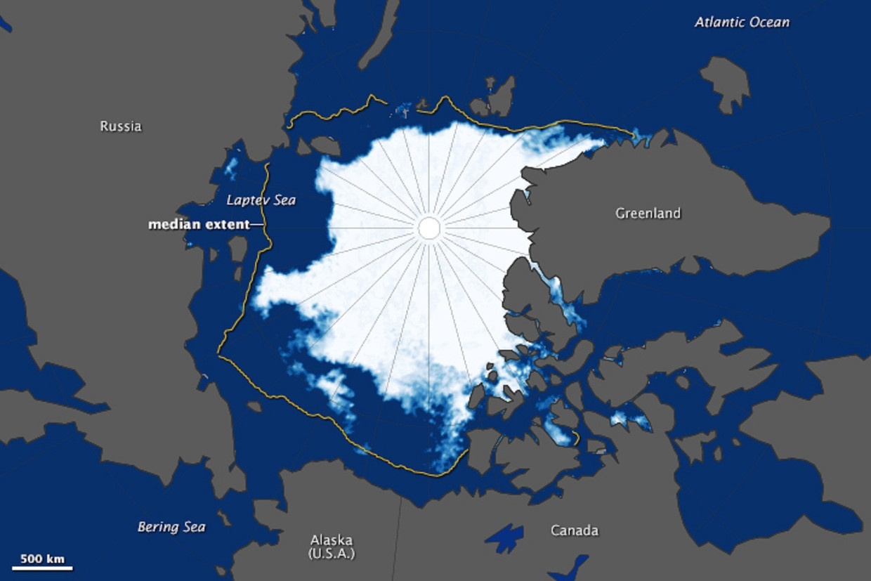 Noordpoolijs bereikt laagste minimumniveau ooit | De Morgen