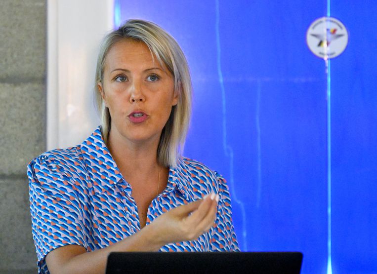 Defensieminister Ludivine Dedonder (PS) houdt voet bij stuk over steun ...