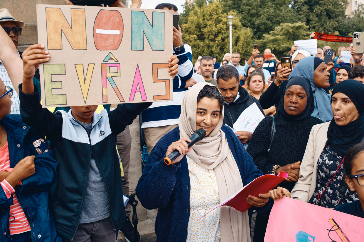 Betoging in Brussel tegen lessen seksuele opvoeding: ‘Dit is een front ...