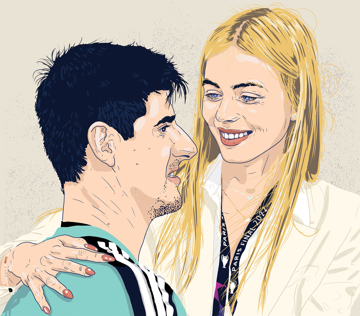 Model, ex-marinier en bruid van Thibaut Courtois: wie is Mishel Gerzig ...