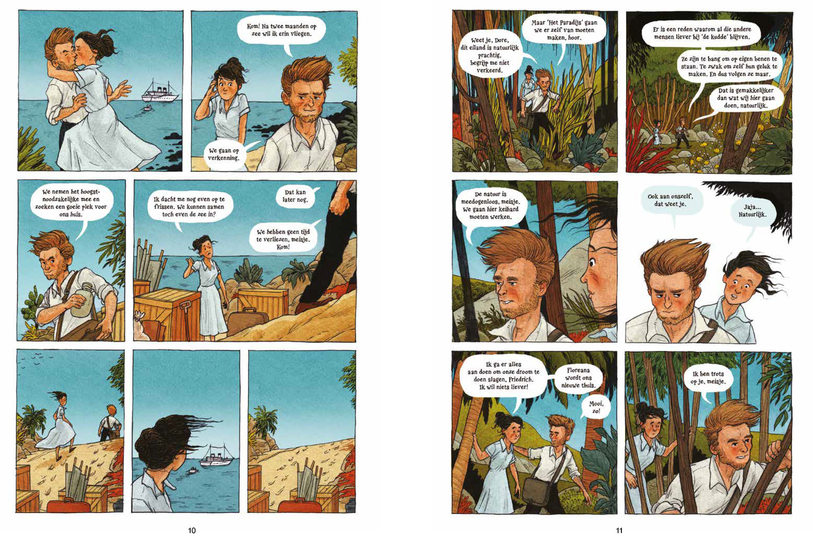 In ‘Galapagos’ verstript Michaël Olbrechts een waargebeurd verhaal uit ...