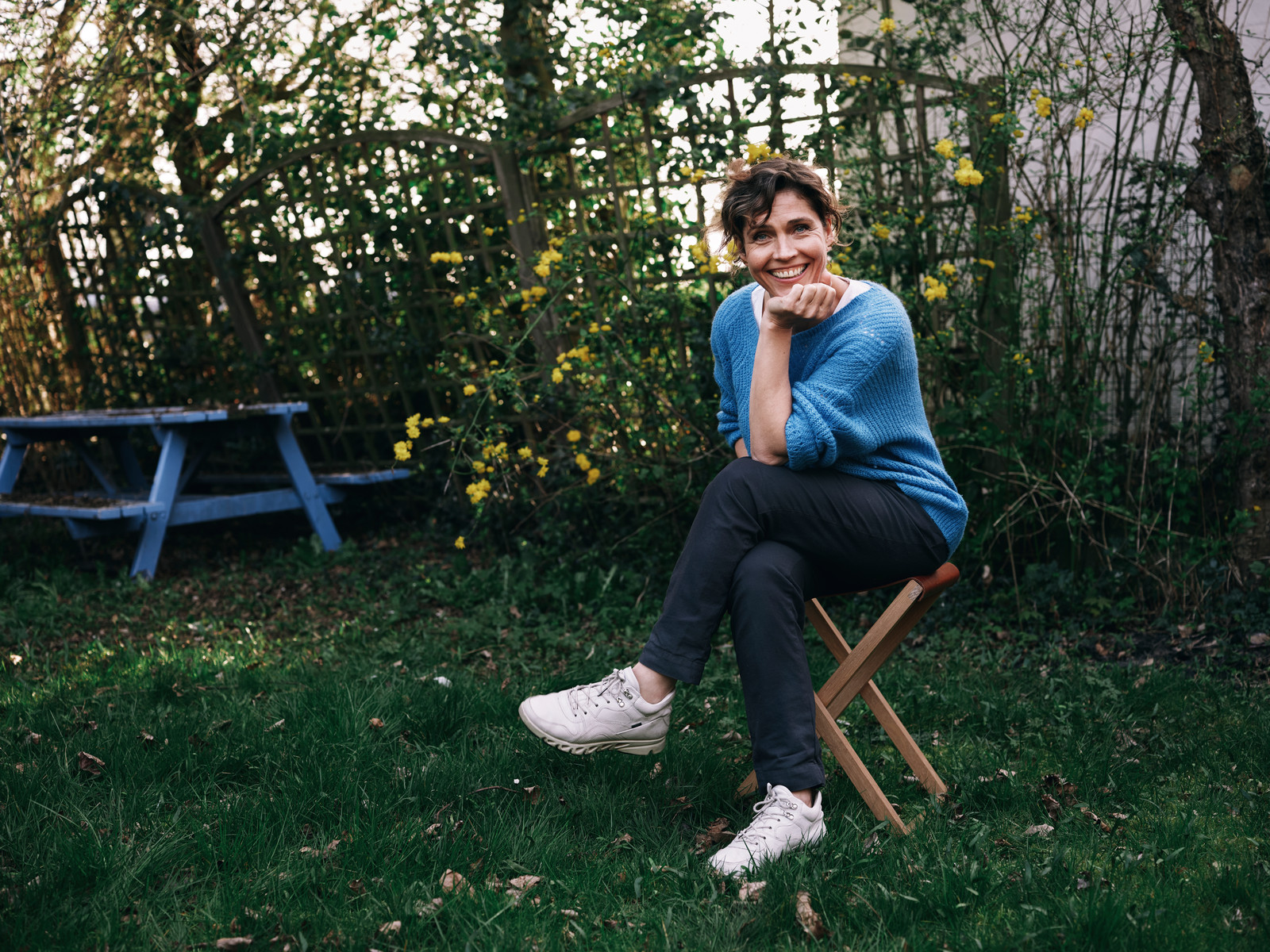 Actrice en kunstenares Joke Devynck: ‘Ik ben blij dat mijn uiterlijk nu ...