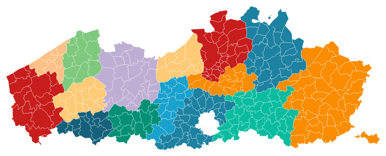 Vlaanderen wordt in 15 regio’s opgedeeld, Limburg mag samenblijven: dit ...
