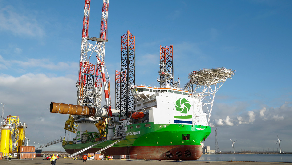 Baggeraar Deme profiteert van bouw windparken op zee | De Morgen