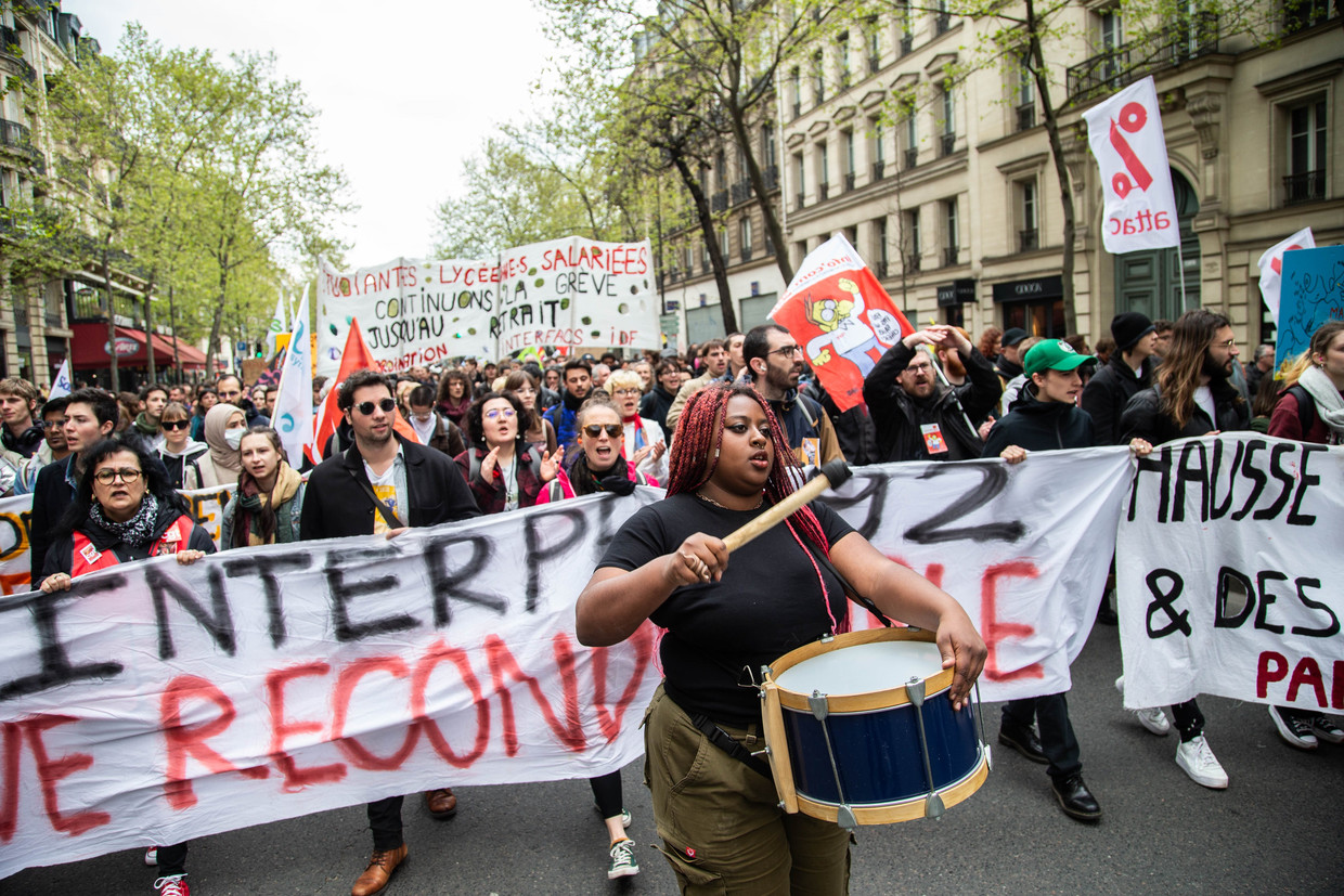 Franse en Duitse politie beducht voor rellen bij 1 meibetogingen