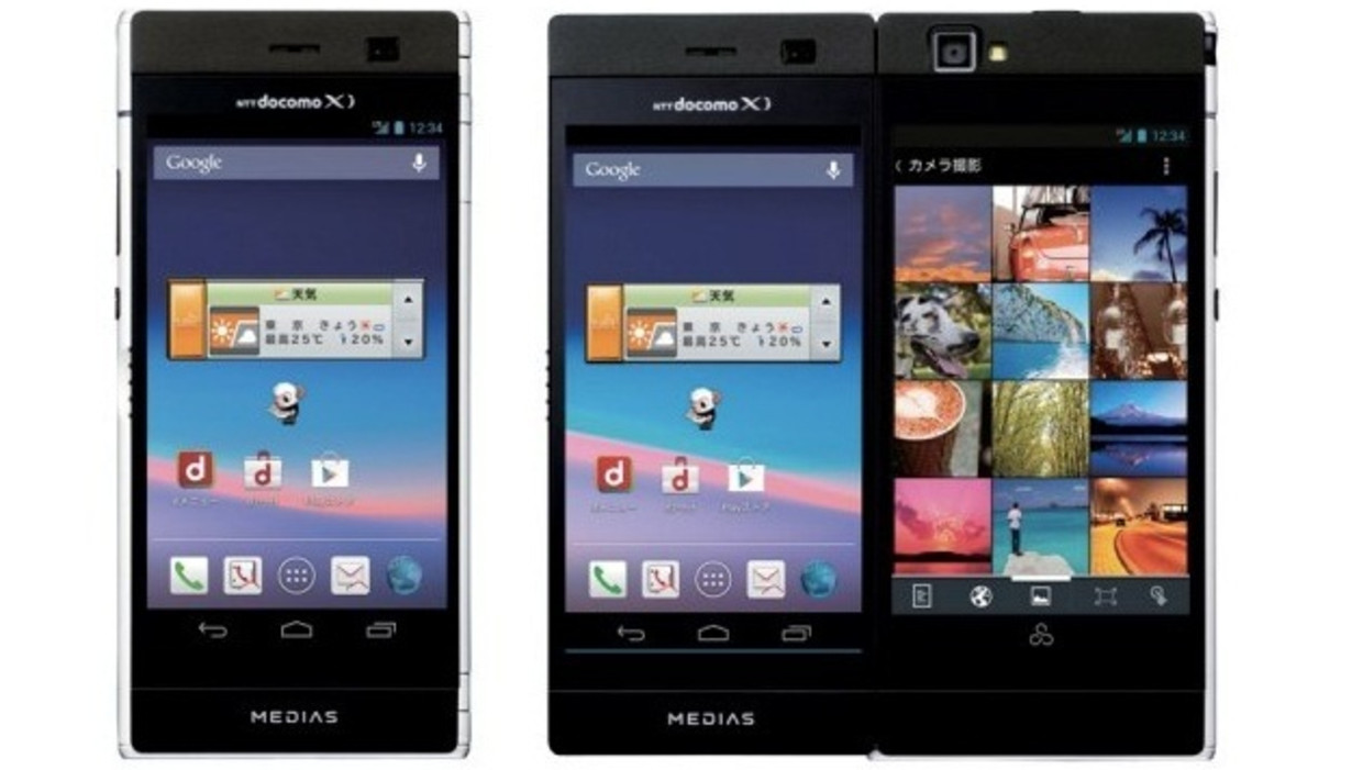 NEC presenteert smartphone met twee schermen | De Morgen