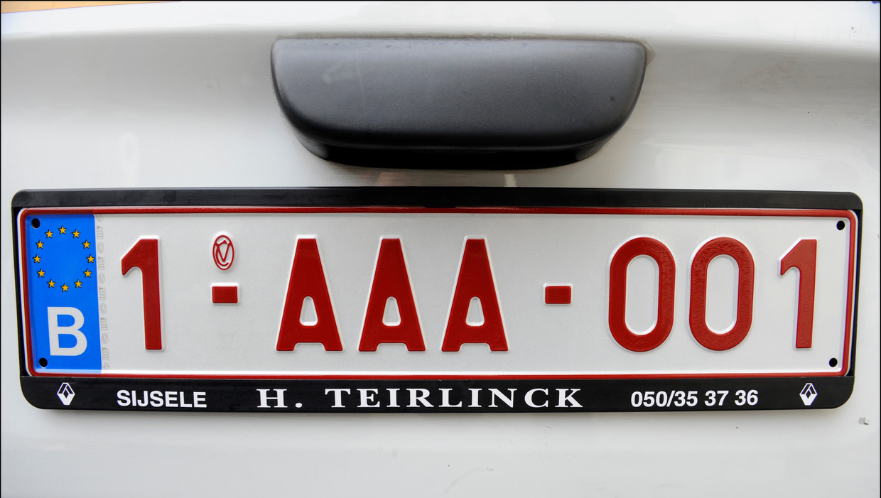 Oude Belgische nummerplaten in sneltempo vervangen | De Morgen