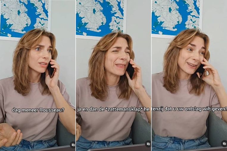 ‘Wij dachten dat het een grap was, dat u de persconferentie op café wilde doen’: ‘Katrien van ...