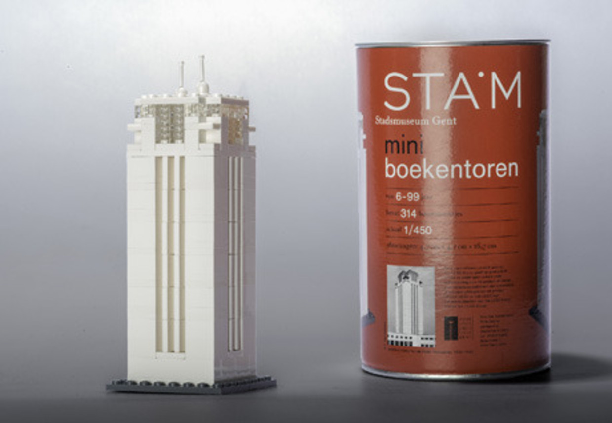 Gentse Boekentoren te koop (in legoblokjes) | De Morgen