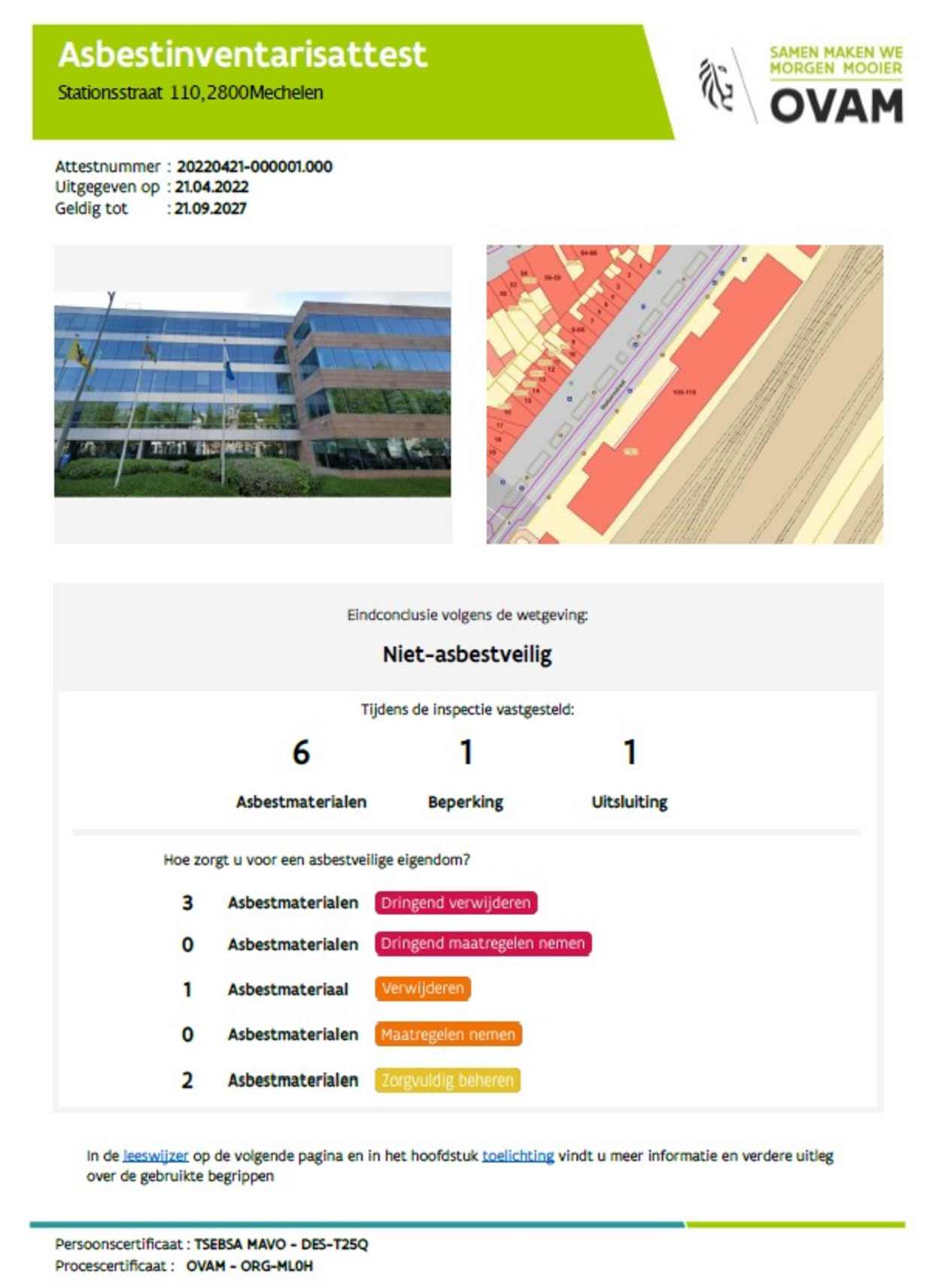 Alles wat u moet weten over het asbestattest: ‘In Vlaanderen zit asbest ...