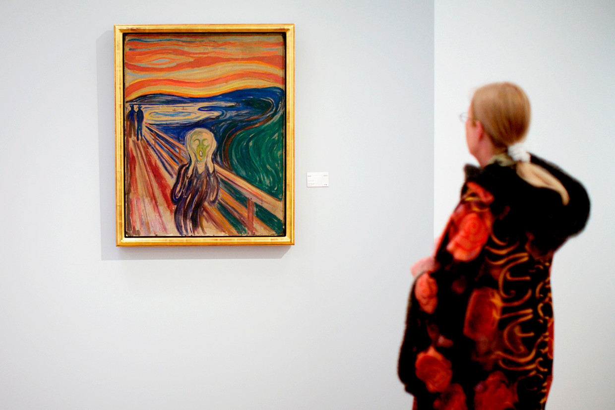 Munch geïnspireerd door 'schreeuwende wolken' | De Morgen
