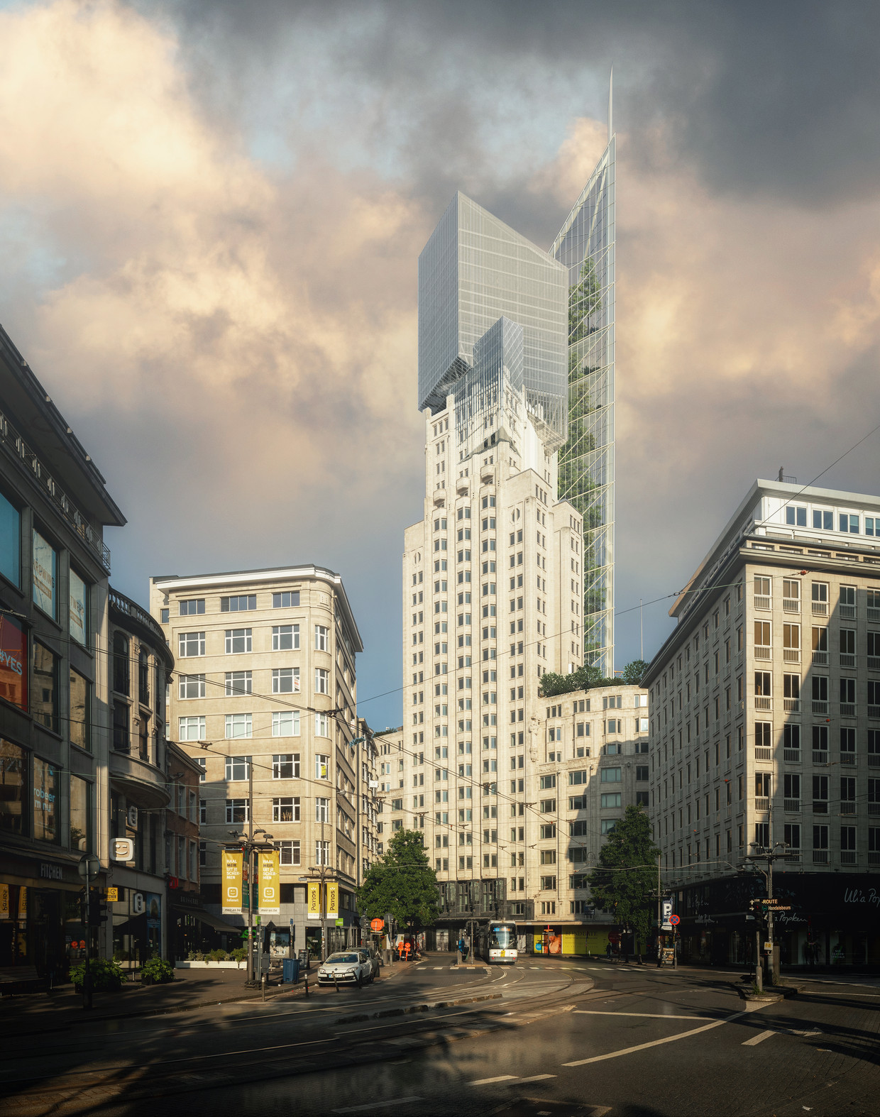 Antwerpse Boerentoren krijgt opvallende make-over: zo ziet het nieuwe ...