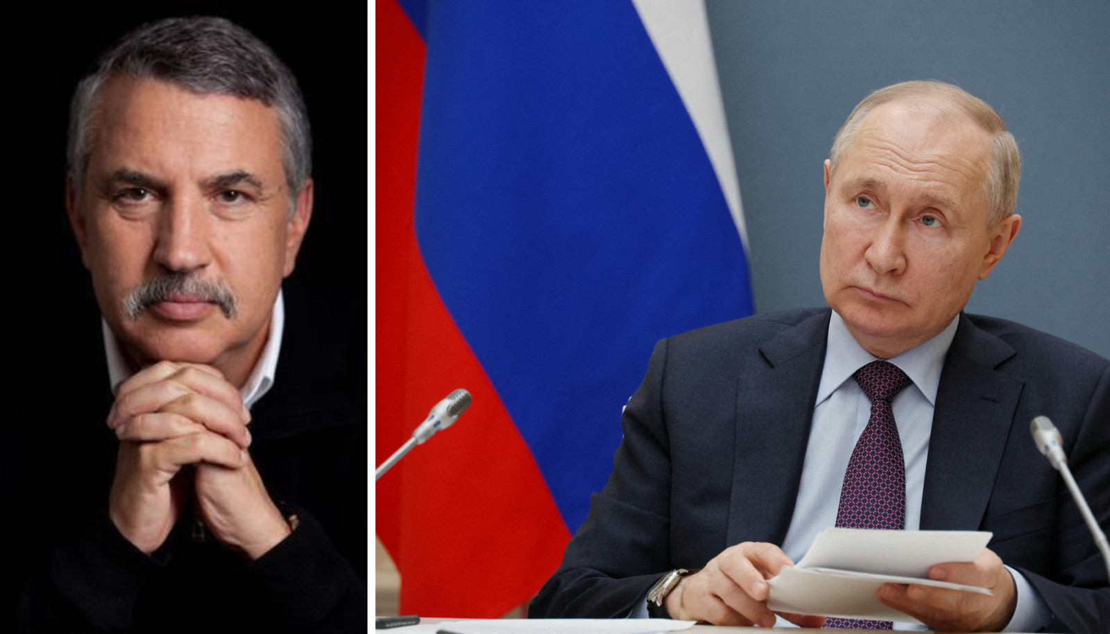 Als je naar zijn gedrag kijkt, dan heb je het gevoel dat Poetin bang is ...