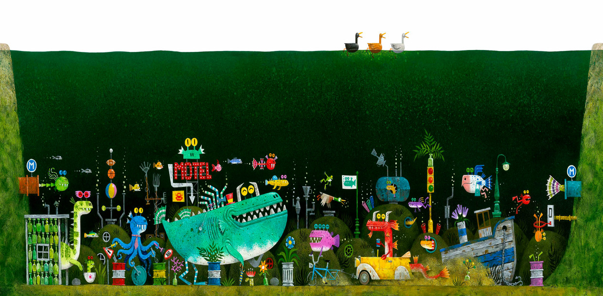 Leo Timmers gaat weer lekker loos in zijn nieuwe prentenboek ‘Het ...