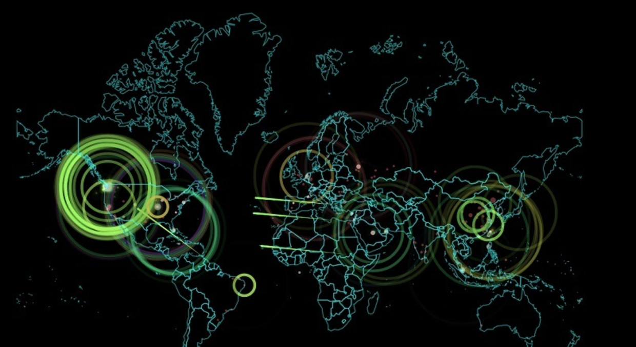 De donkere hoeken van het internet belicht: kaart toont alle ...