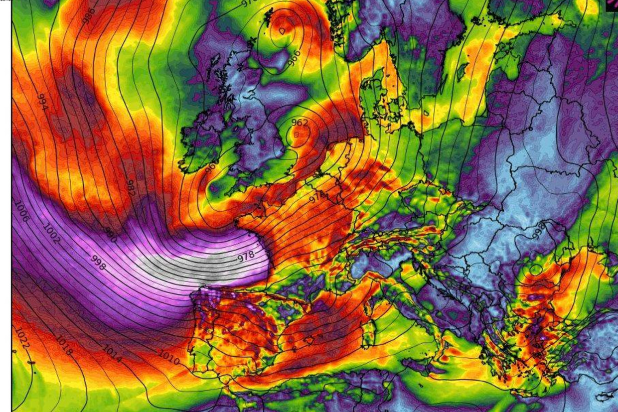 Stevige wind over groter gebied: in het kielzog van Ciarán dient nieuwe storm zich al aan