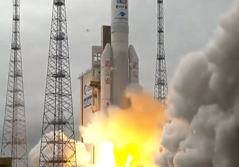 Europese ruimtesonde gelanceerd: Juice zet koers naar Jupiter
