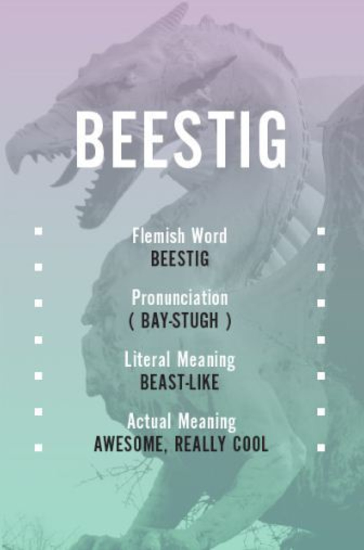 Beestig! Amerikaanse concept store leert iedereen 'Belgian slang'