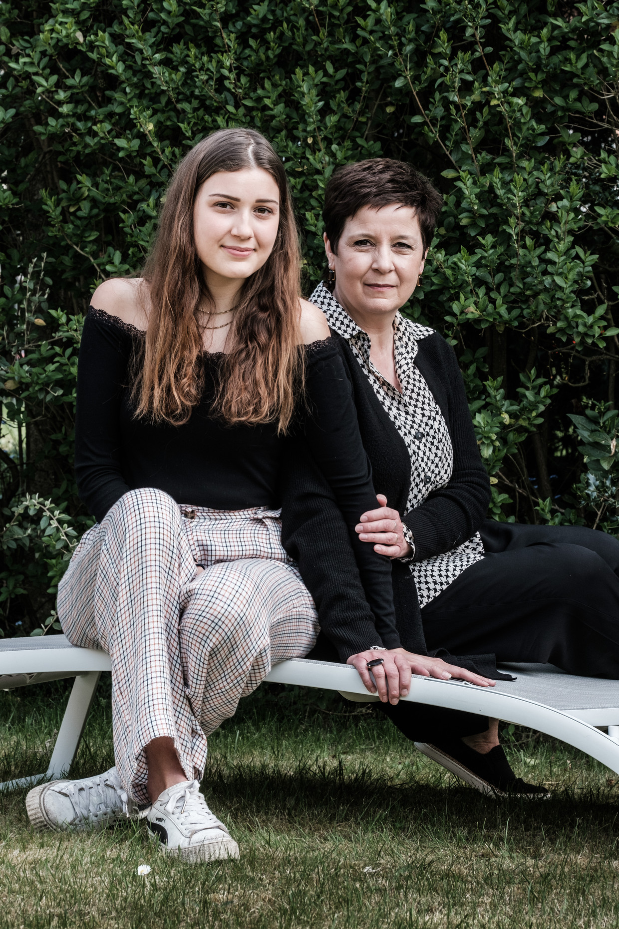 Kathleen Cools en dochter Emma: ‘Ze mag wat meer durven. Rode botten ...