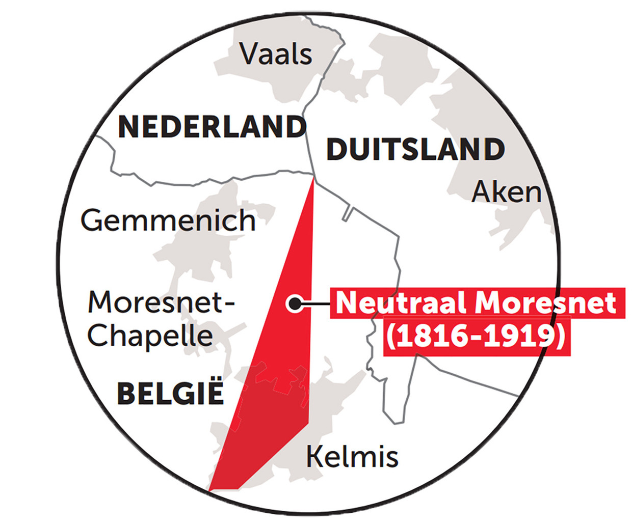 Het wonderlijke verhaal van Neutraal Moresnet, ooit een onafhankelijk ...