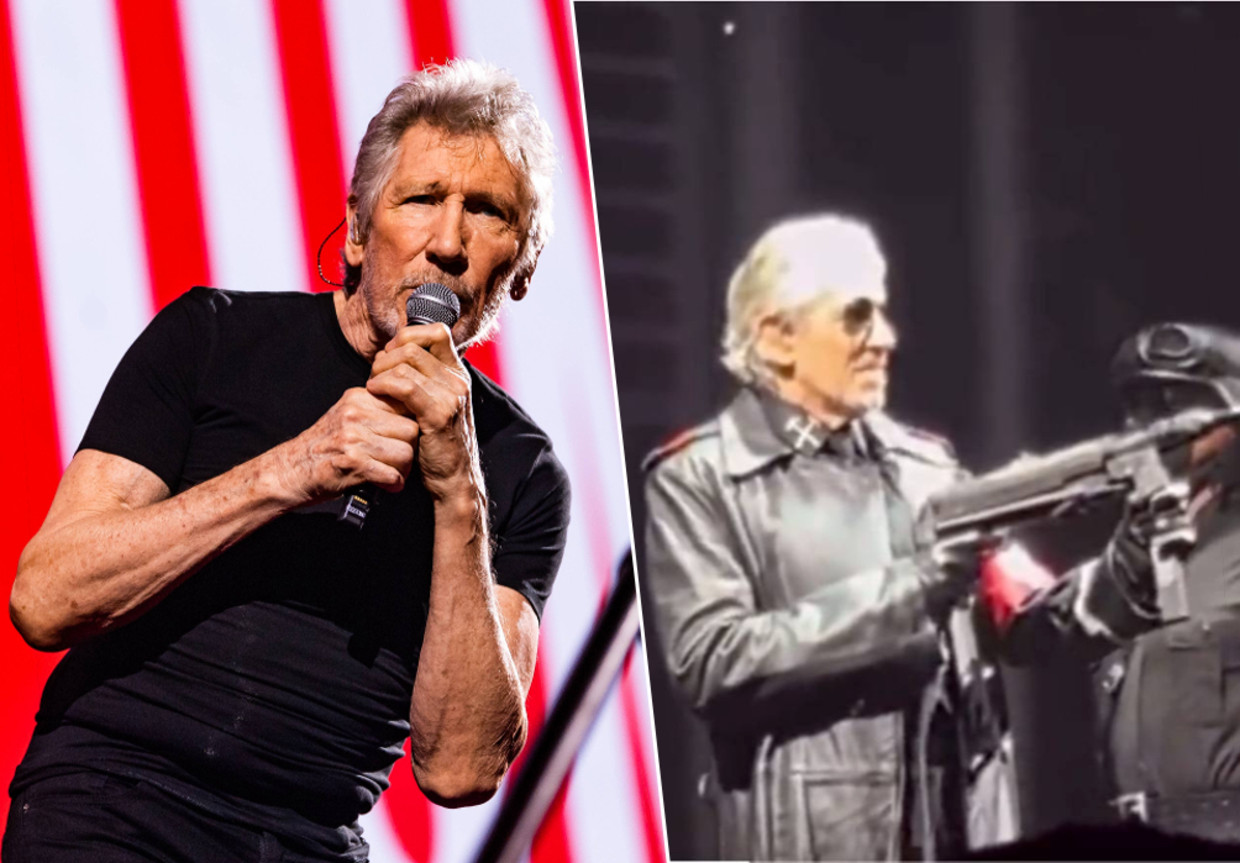 Politie Berlijn onderzoekt show van Pink Floyd-rockster Roger Waters wegens ‘SS-uniform’ op podium