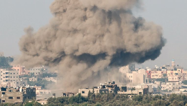 Gruwelijke beelden en harde taal moeten bewijzen dat Israël en Hamas ...