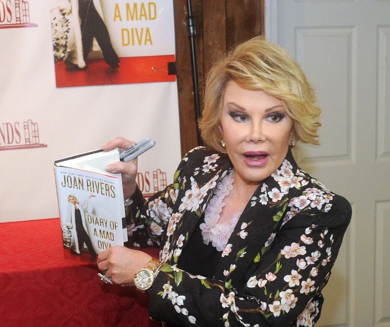 Joan Rivers loopt boos weg bij tv-interview | De Morgen