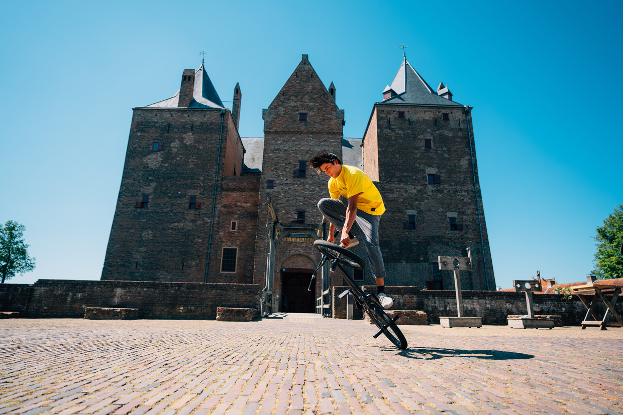 Het favoriete oefenterrein van BMX-wereldkampioen Sietse van Berkel ...