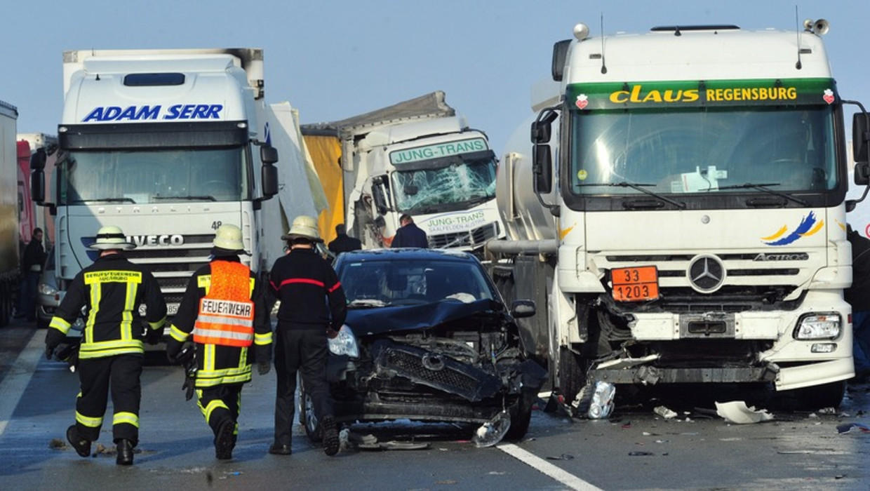 Meer dan 100 wagens betrokken bij ongeval op Duitse autosnelweg