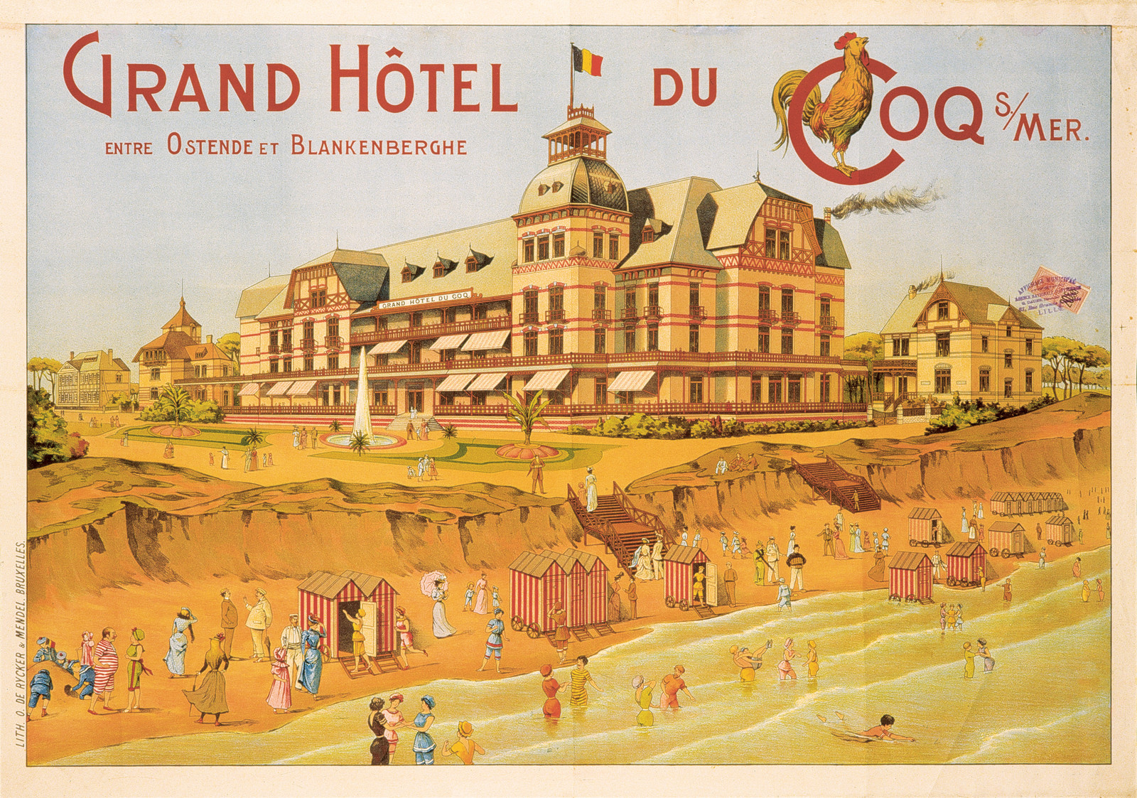 Terug naar de tijd van zedige badpakken en stijlvolle grand hotels ...