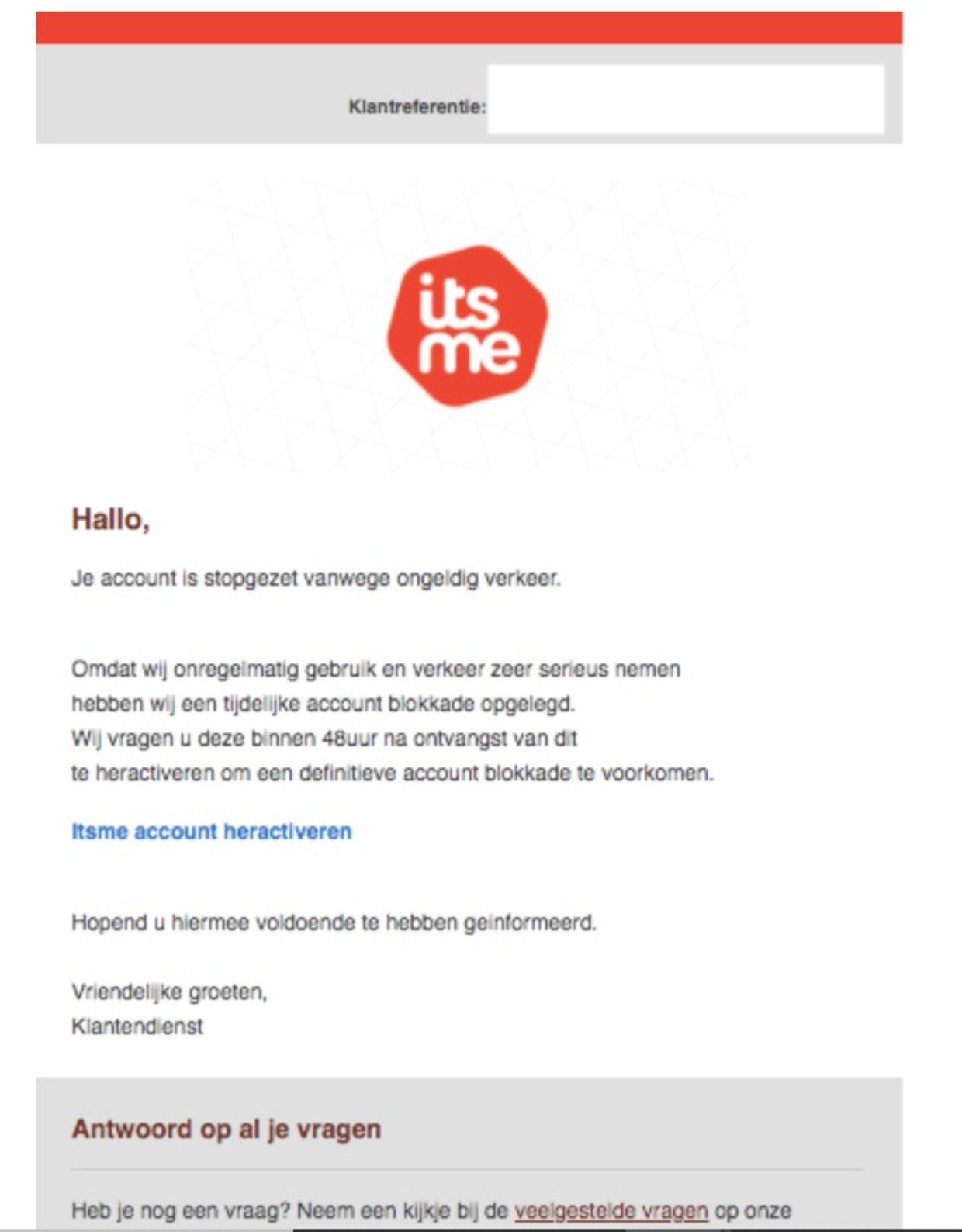 Itsme-phishingbende maakt via valse sms’jes honderdduizenden euro’s buit