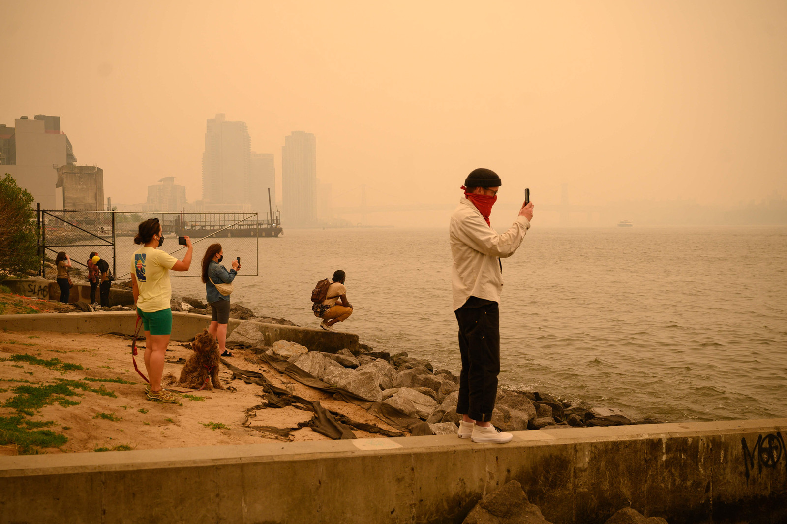 Smog werpt leven aan Amerikaanse oostkust terug naar coronacrisis: ‘De ...
