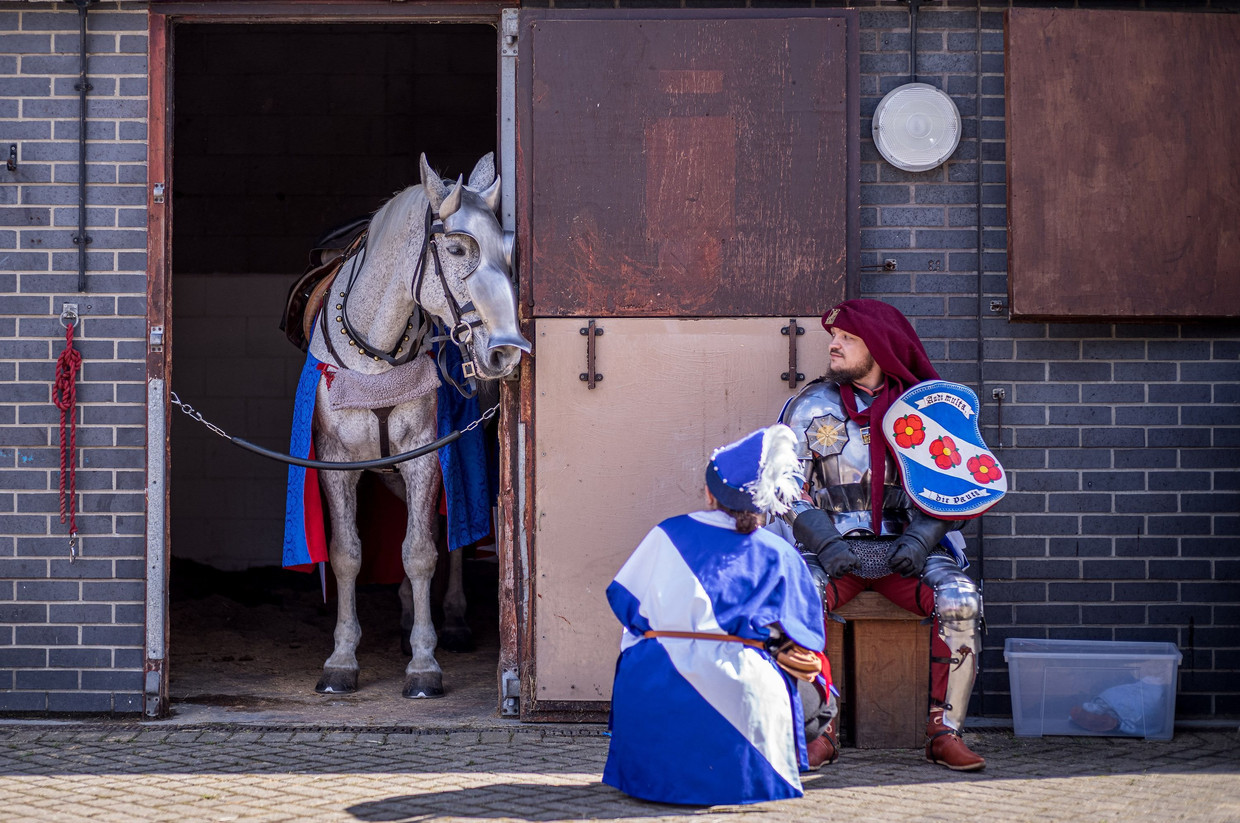 Terug naar de middeleeuwen: ridders strijden om het erezwaard